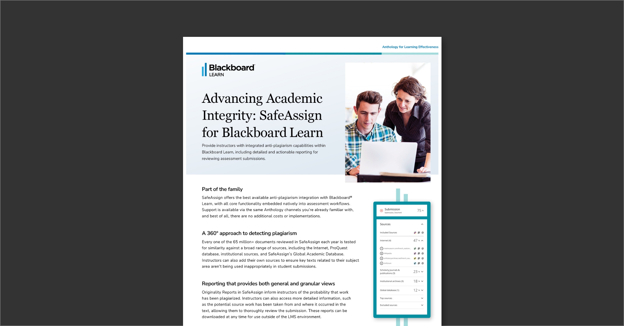 Advancing Academic Integrity: SafeAssign for Blackboard Learn | Anthology