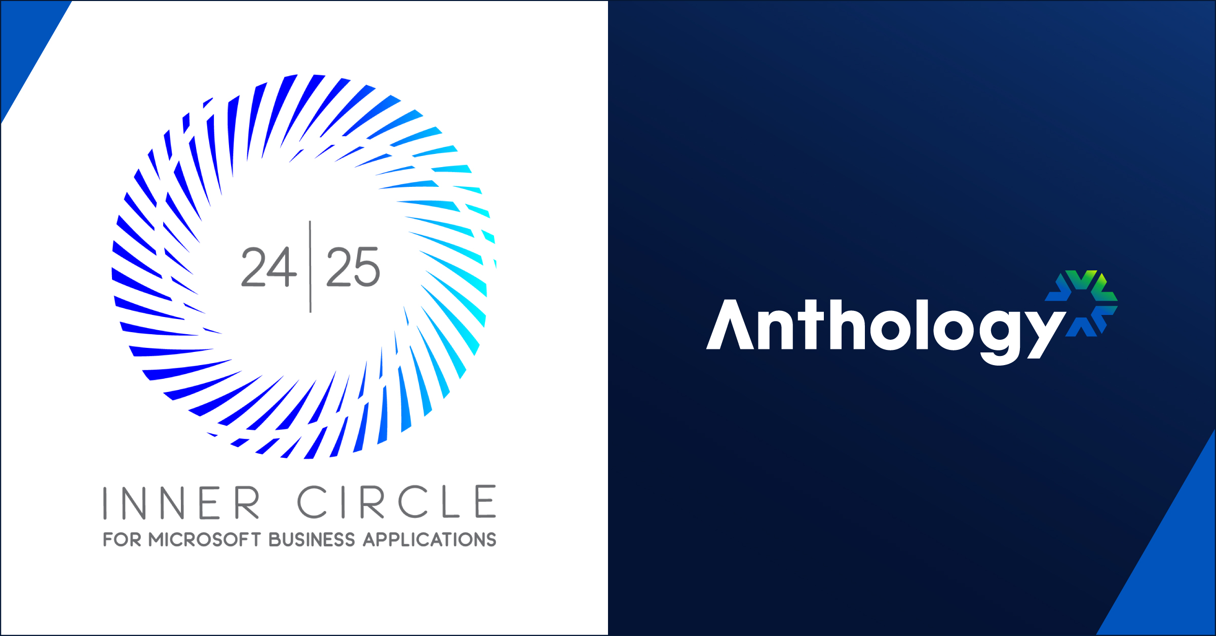 Anthology achieves the 2024-2025 Microsoft Business Applications Inner Circle award. | Anthology