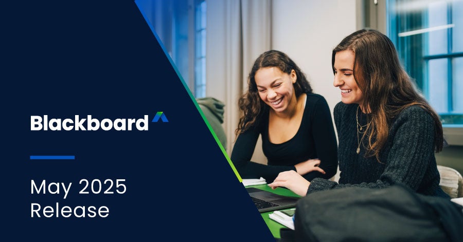 What’s New in Blackboard – May 2025 | Anthology